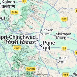 Latest earthquakes in or near Pune - interactive map