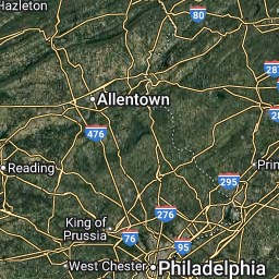 Pennsylvania Class A Trout Map by APT Outdoors